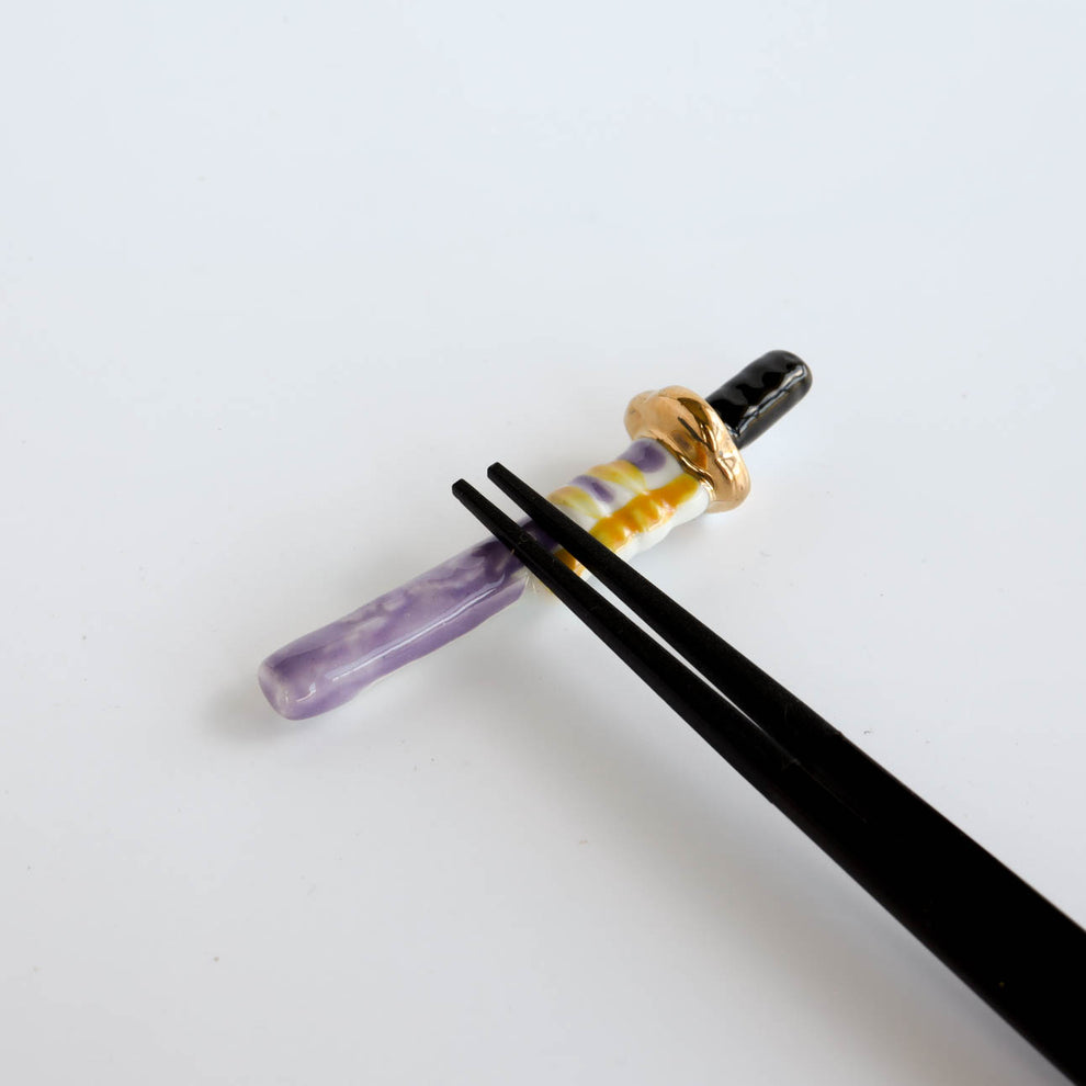 Chopstick Rest - Purple Katana Sword – Yorokobi Australia